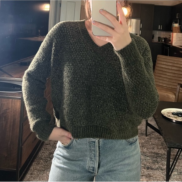 Double Zero | Sweaters | Green Soft Knit Sweater | Poshmark